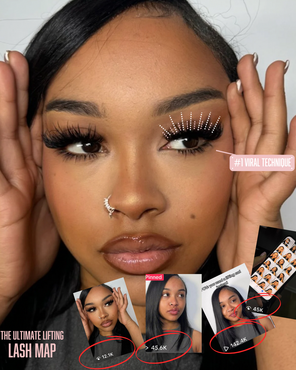 The ULTIMATE Lash Lifting Map Guide – Lizzy Lash
