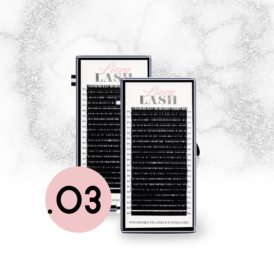 .03 Standard Volume Lashes – Lizzy Lash